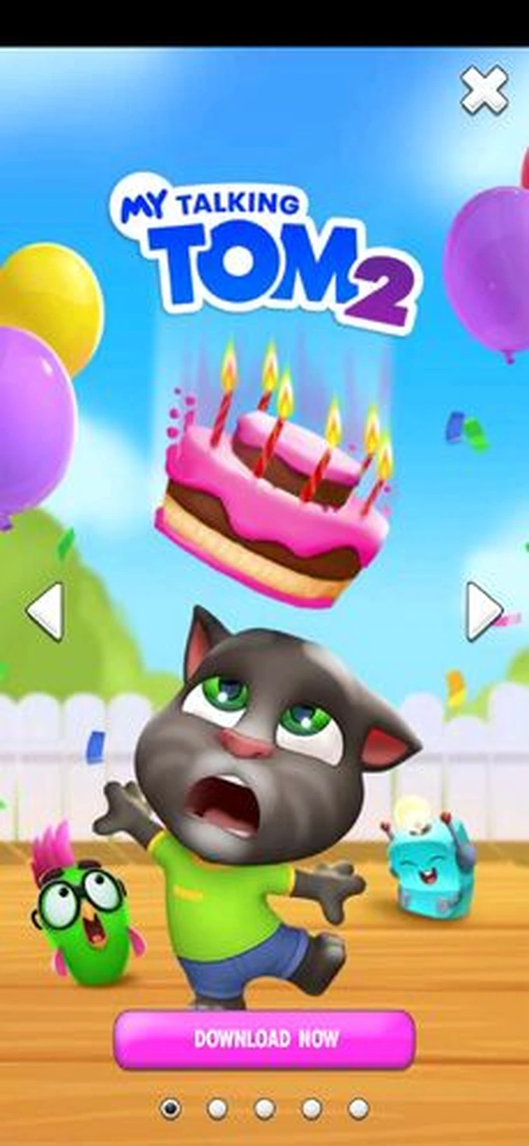 I tried recreating My Talking Tom 2 birthday ads in game | Fandom