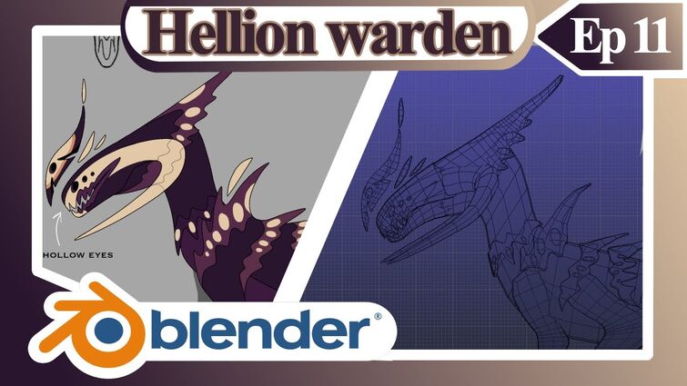 3D Modeled the Hellion Warden in Blender | Fandom