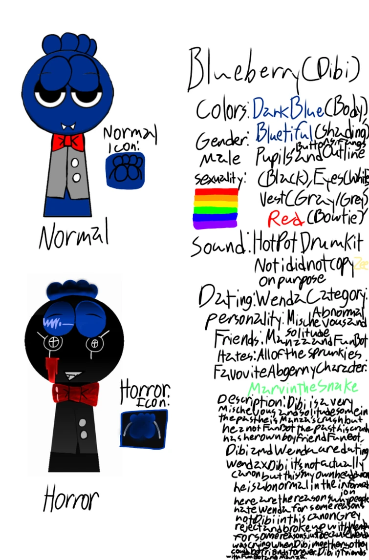 Sprunki OC: Character Information + Headcanon | Fandom
