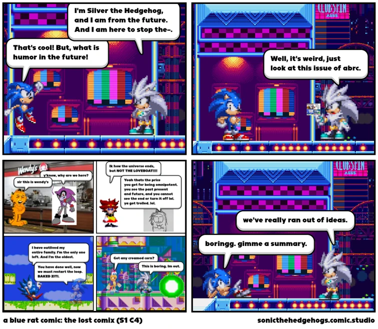 a blue rat comic: the lost comix #4: this will be a blue rat comic in ...