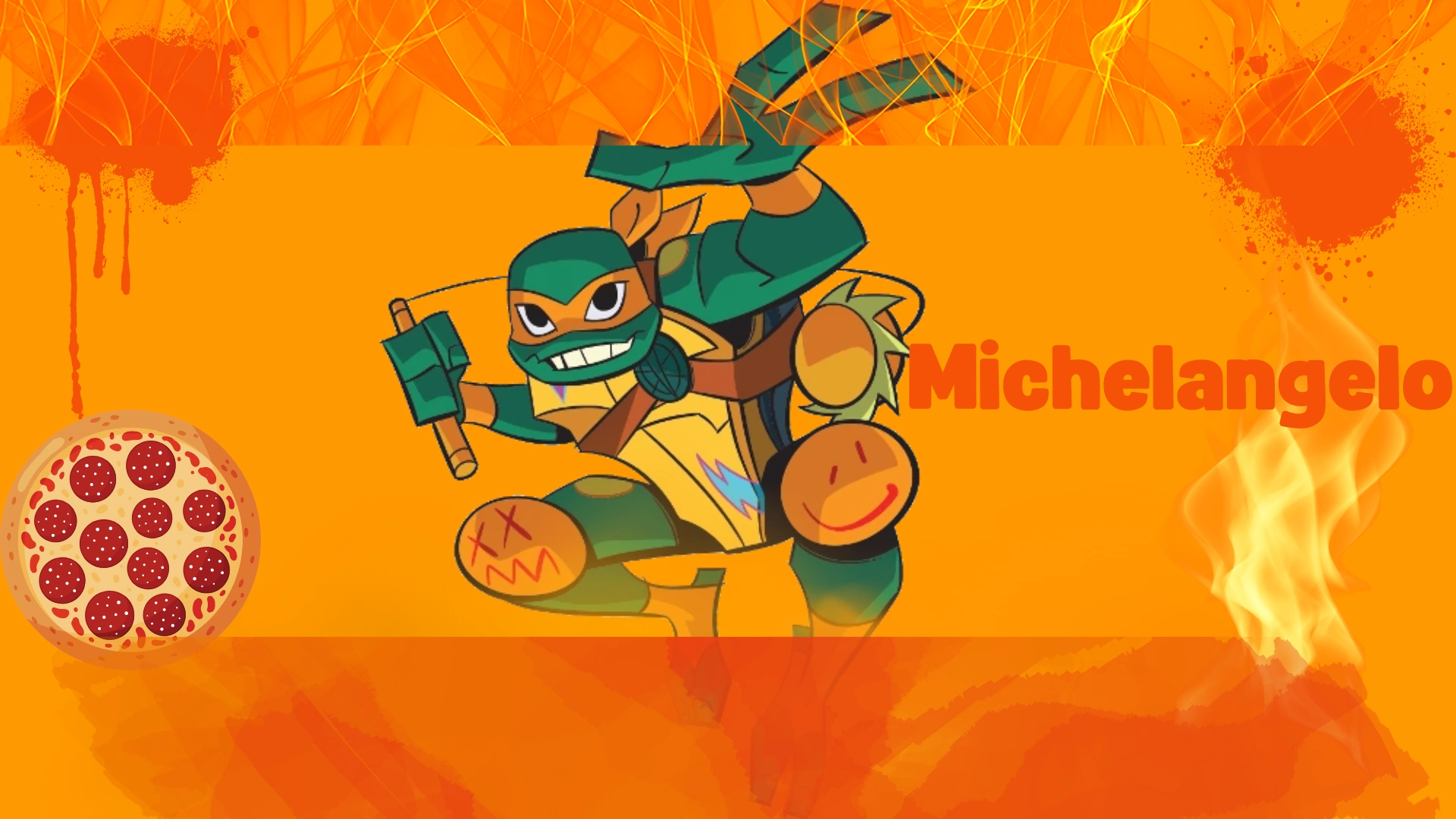 Mikey Wallpaper (Rise of the TMNT) | Fandom