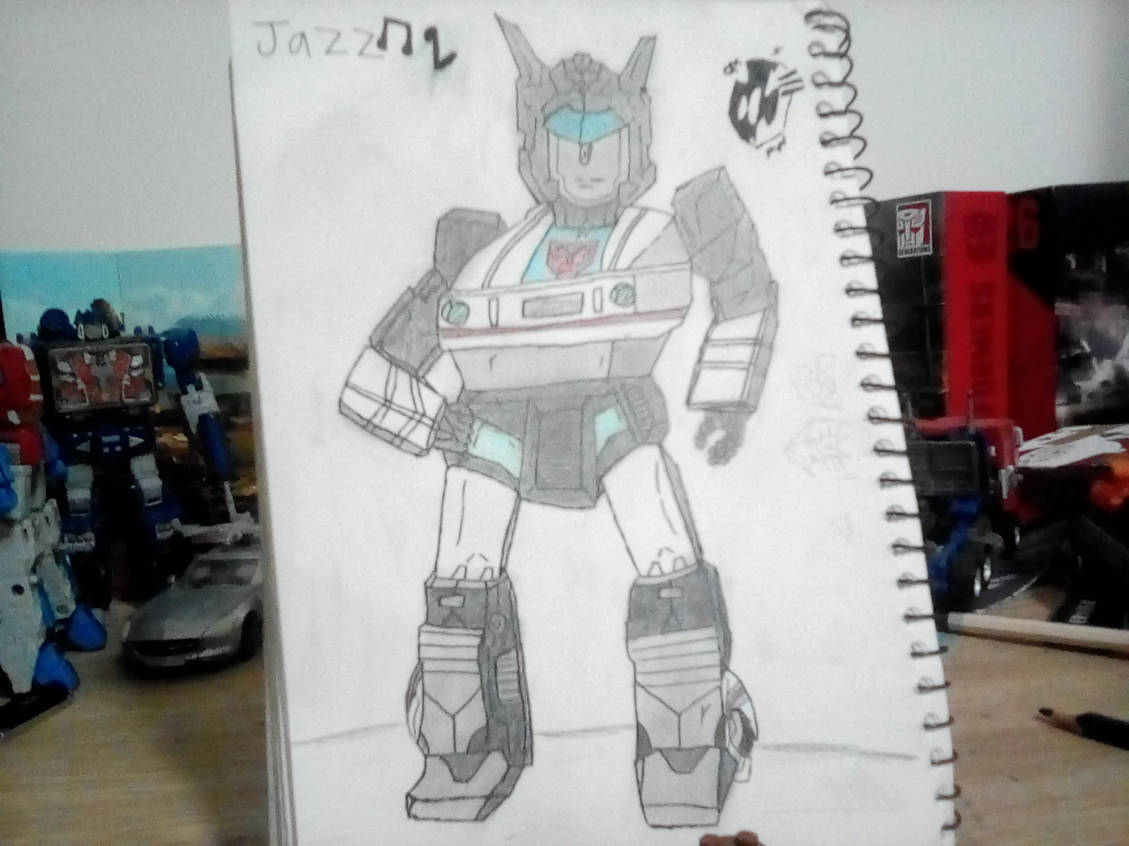 Finished drawing Jazz | Fandom