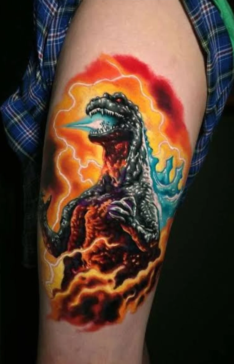 Godzilla tattoo | Fandom