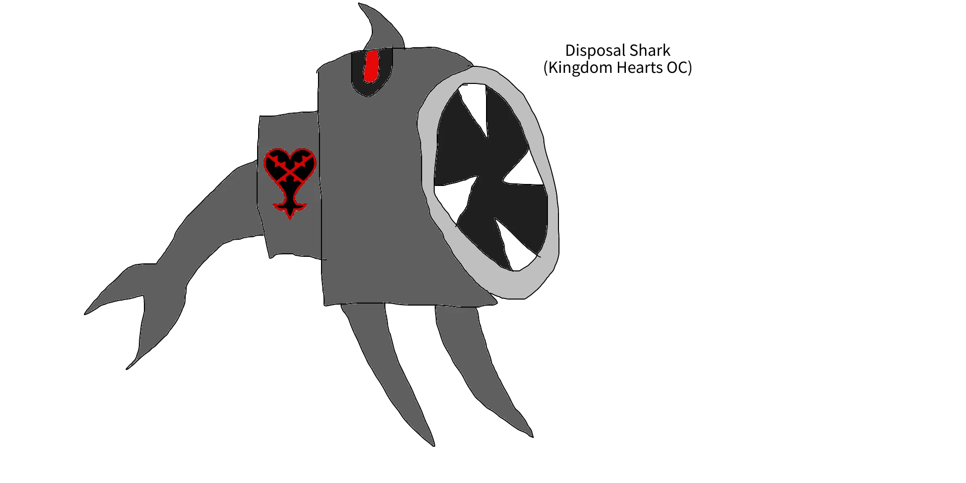 Disposal Shark (Kingdom Hearts OC) | Fandom