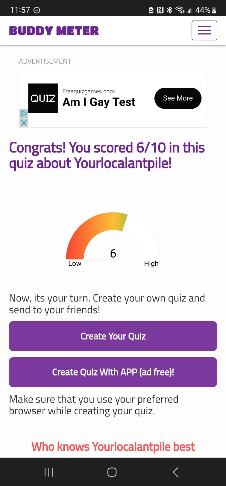 HERE! *yeets quiz at you* | Fandom