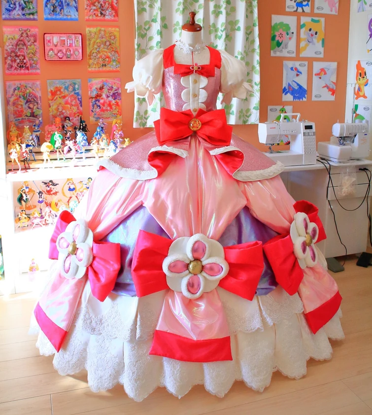 A Japanese Go Princess Pretty Cure Fan made Cure Flora Mode Elegant ...