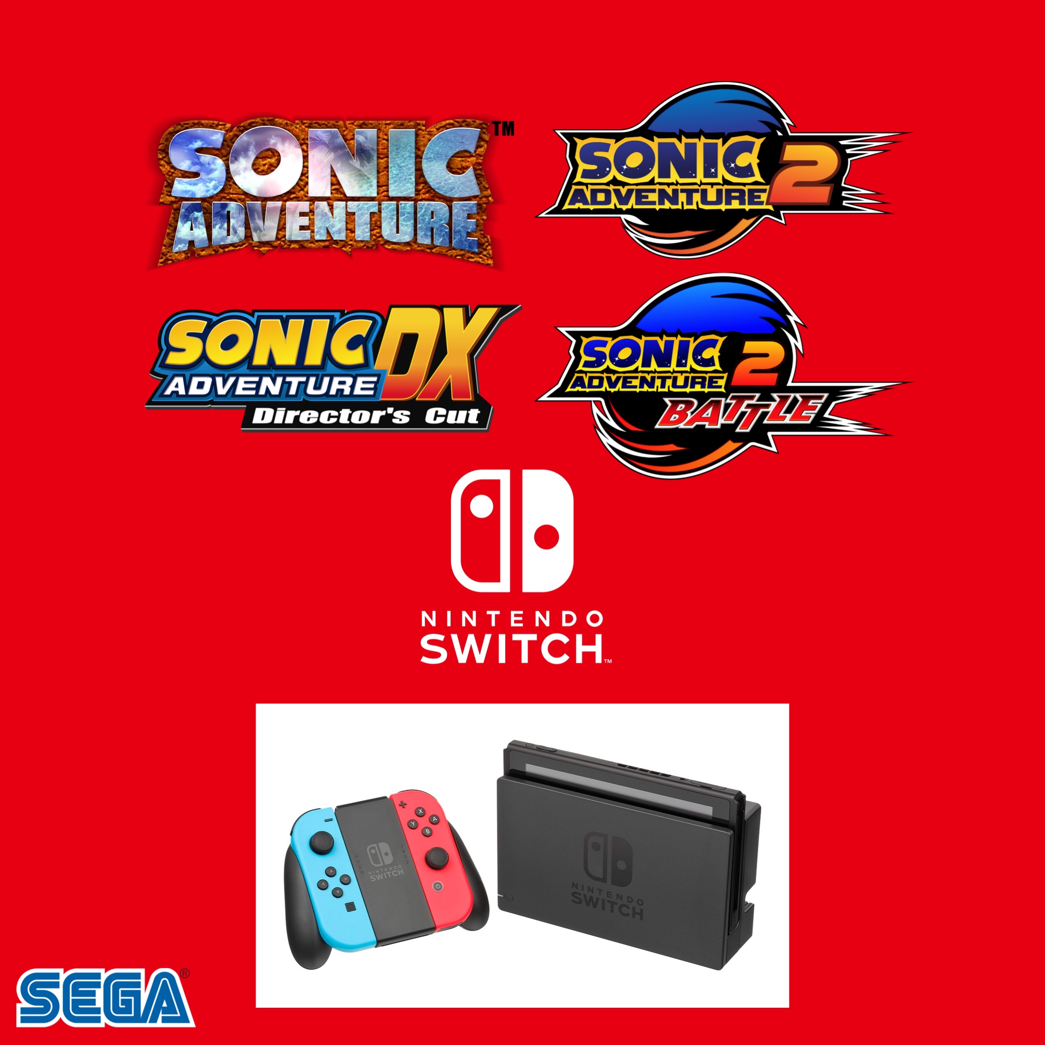What if Sonic Adventure and Sonic Adventure 2 are on the Nintendo Switch Fandom