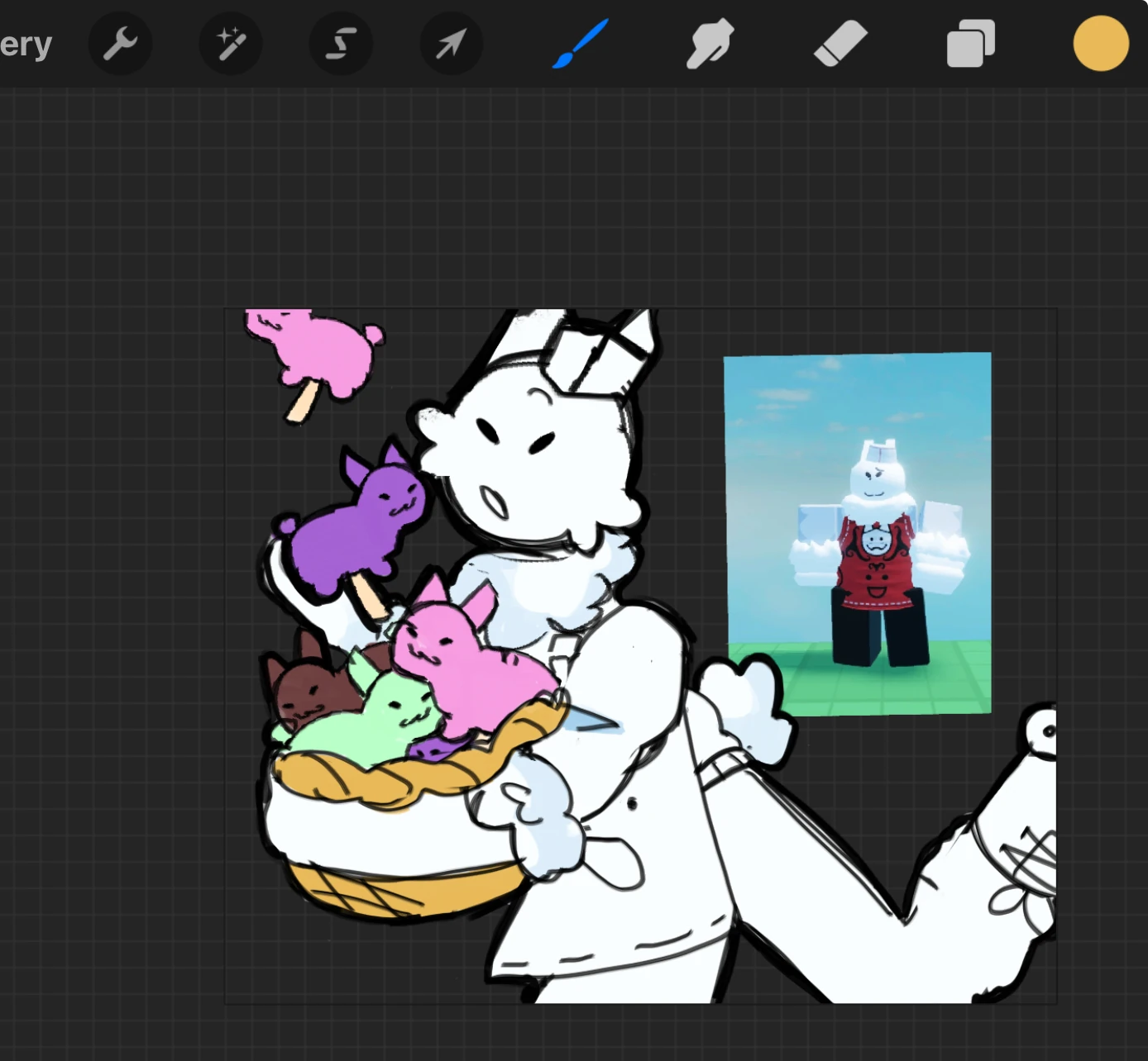 parlor gubby wip part TWO | Fandom