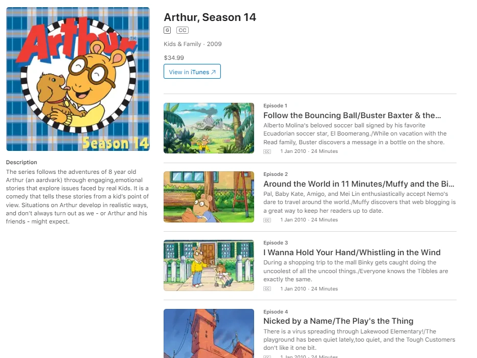 Arthur Season 12 & 13 in Widescreen: Lost Media? | Fandom