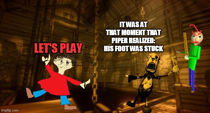 baldi/bendy crossover | Fandom