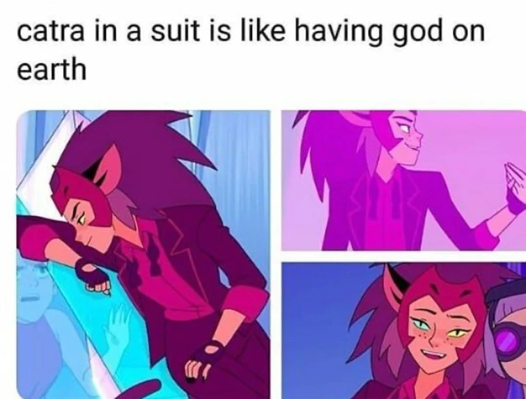 😳 Catra in a suit over here making me gay | Fandom