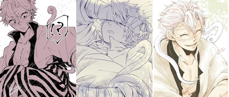 Sanemi With Animals but it’s well drawn | Fandom