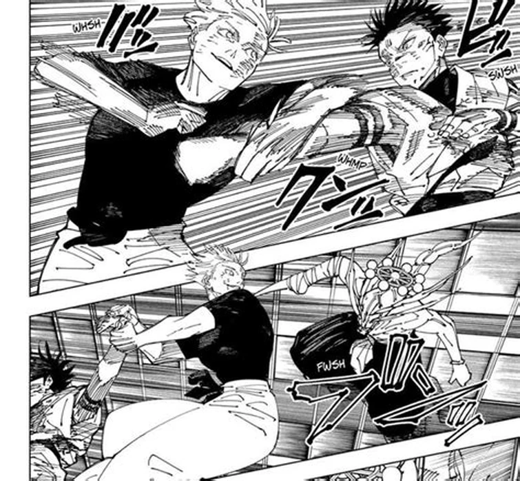 How tf gojo get so jacked after getting unsealed from the prison realm ...