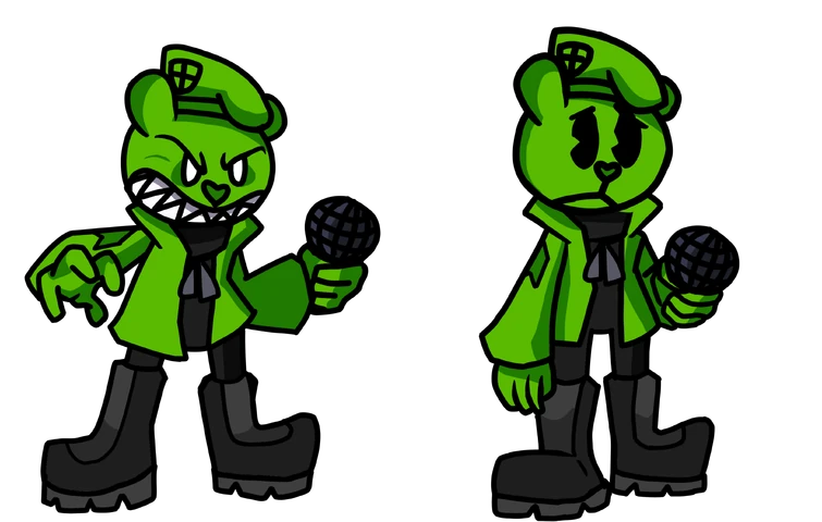 A draw of a Minus Version of Flippy and Fliqpy | Fandom