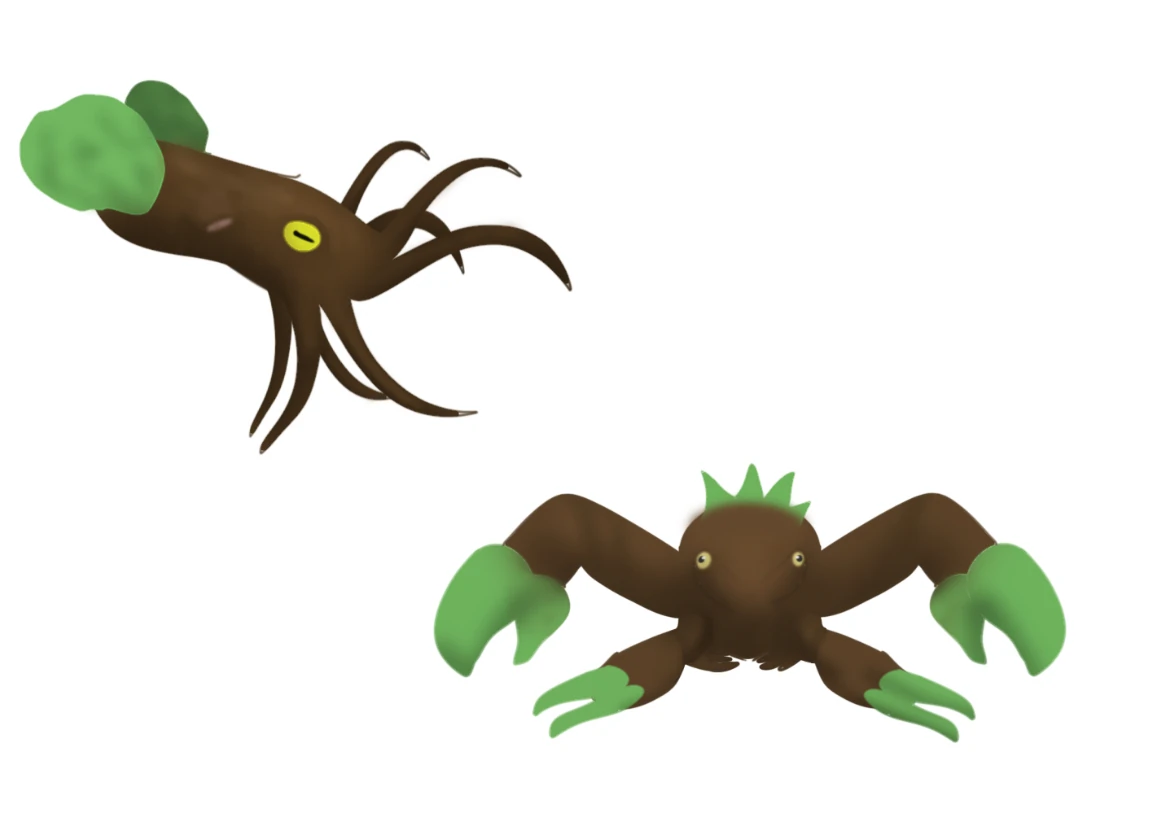 Oaktopus as an octopus and Knucklehead as a decapod crustacean | Fandom