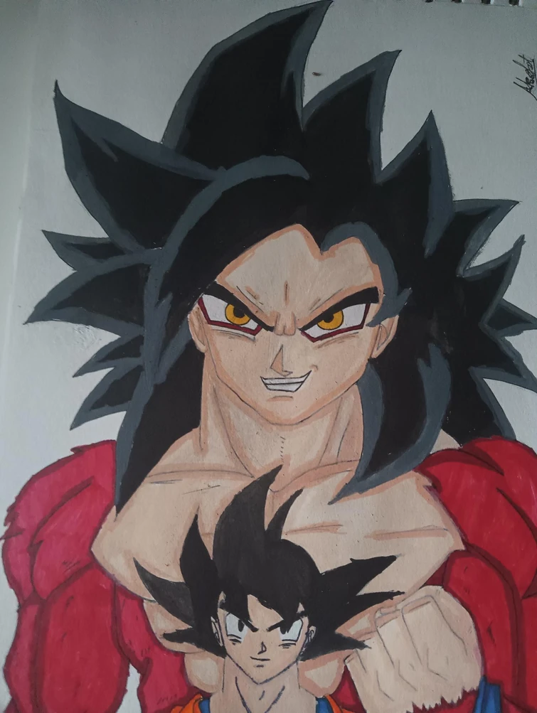 Goku ssj4 fanart | Fandom