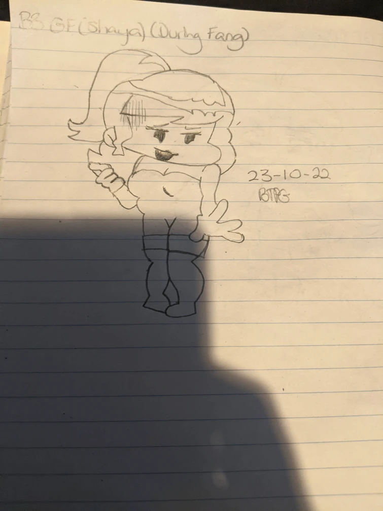 I drew and coloured B3 GF (Shaya Dearest) | Fandom