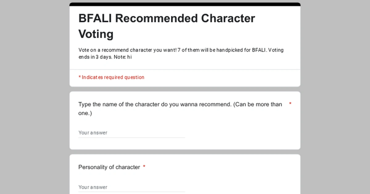please vote | Fandom
