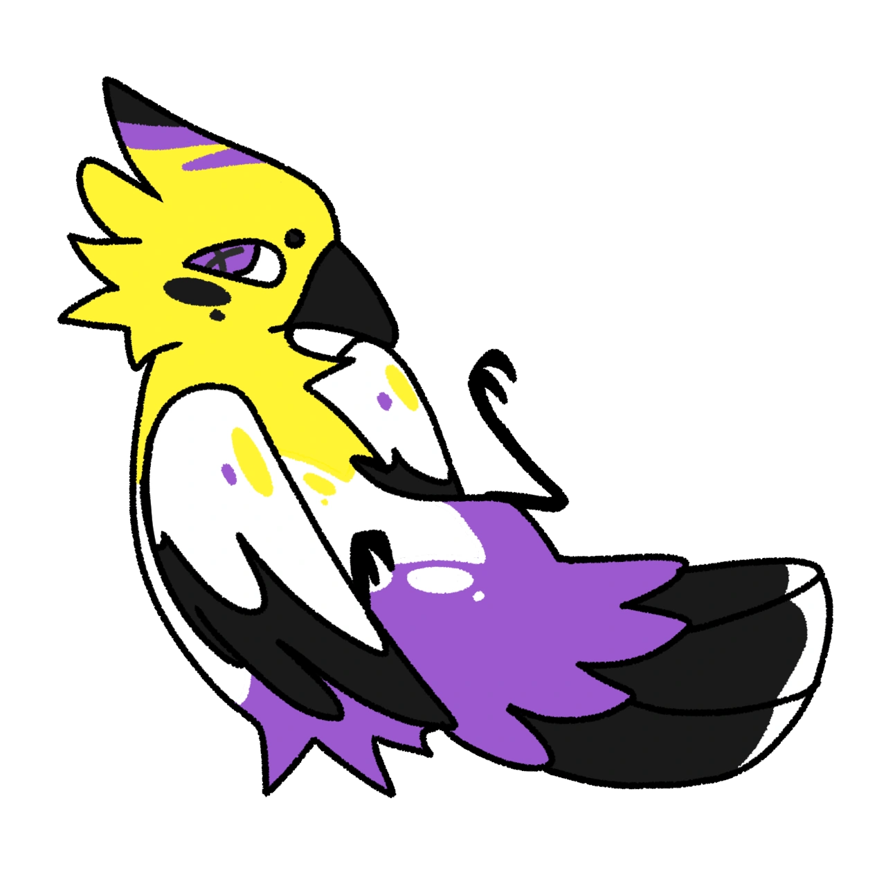 Drawing lgbt birds until pride month is over cause I should have done ...