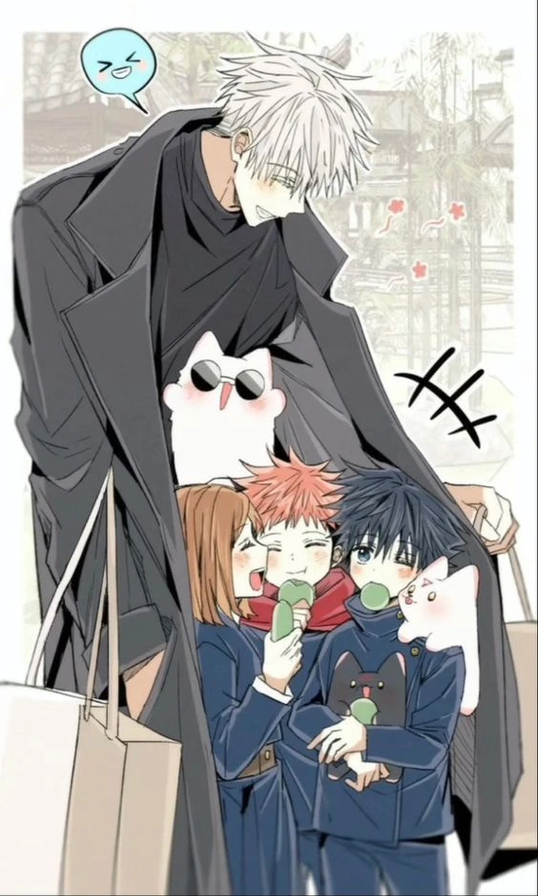 Gojo is a good dad 8 (>////