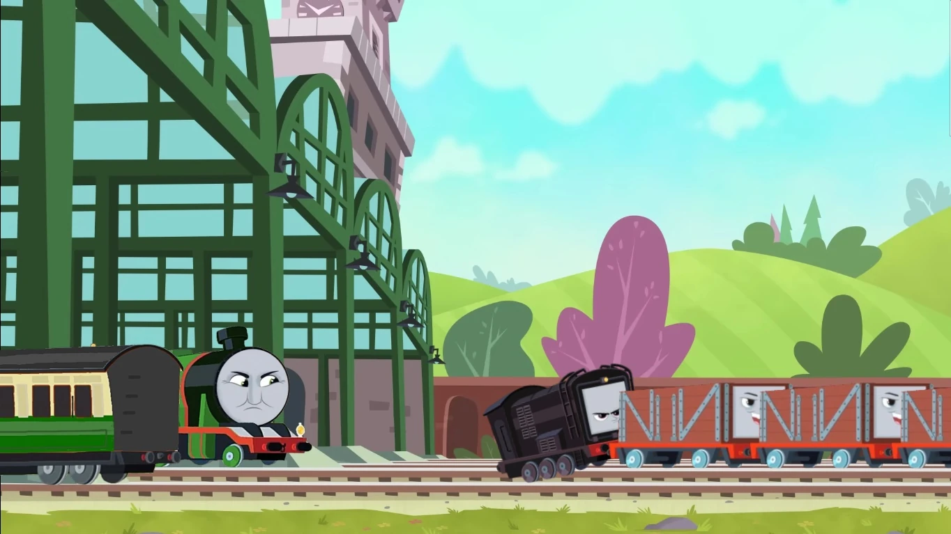 “What on earth are you doing? You’re in the way of my express!” | Fandom