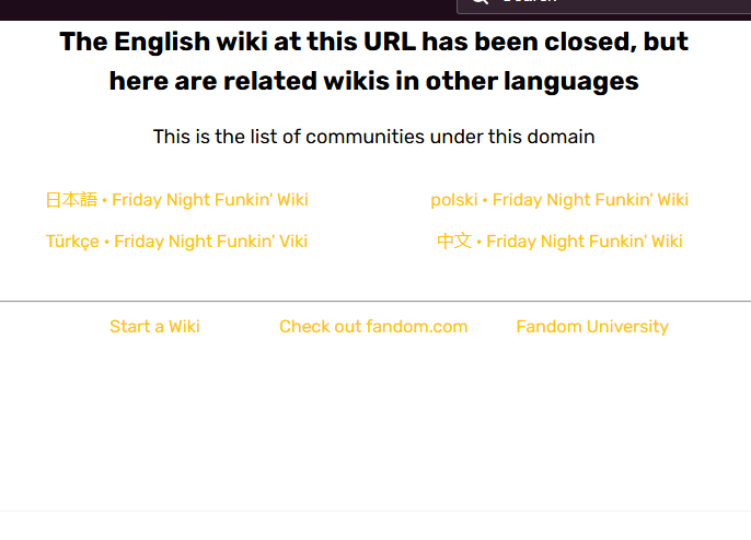 What happened to the original FNF wiki? | Fandom