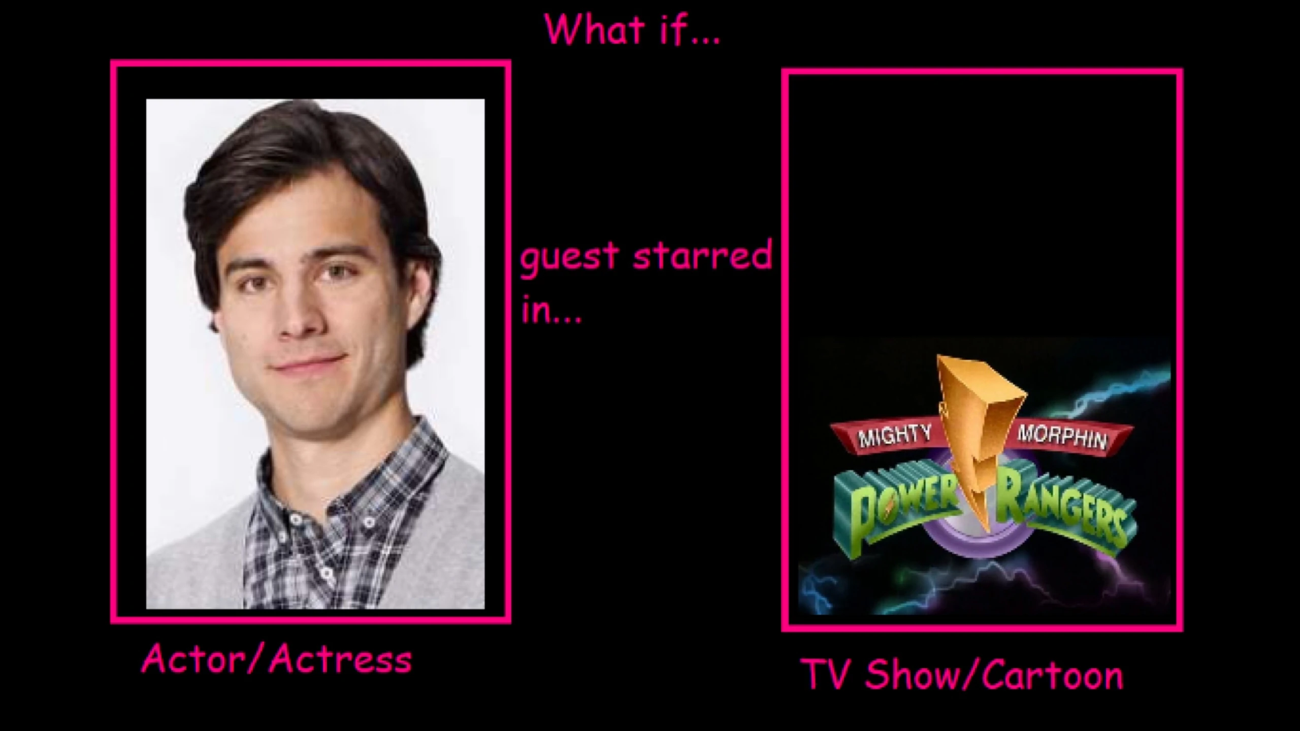What if Kristopher Turner guest starred in Mighty Morphin Power Rangers ...
