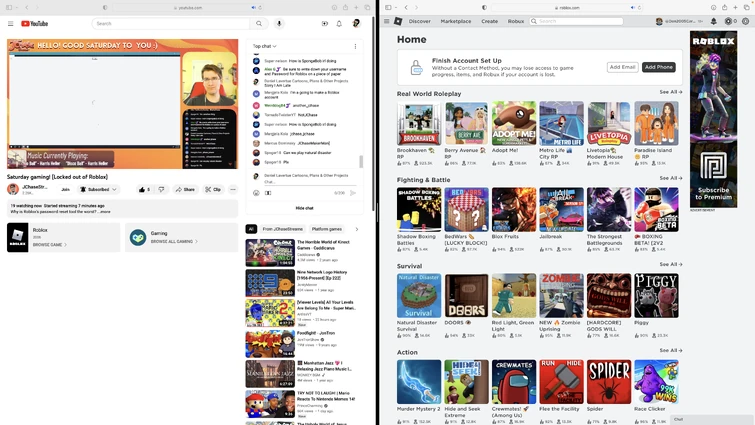 Were Playing Roblox On Today's Live Stream | Fandom