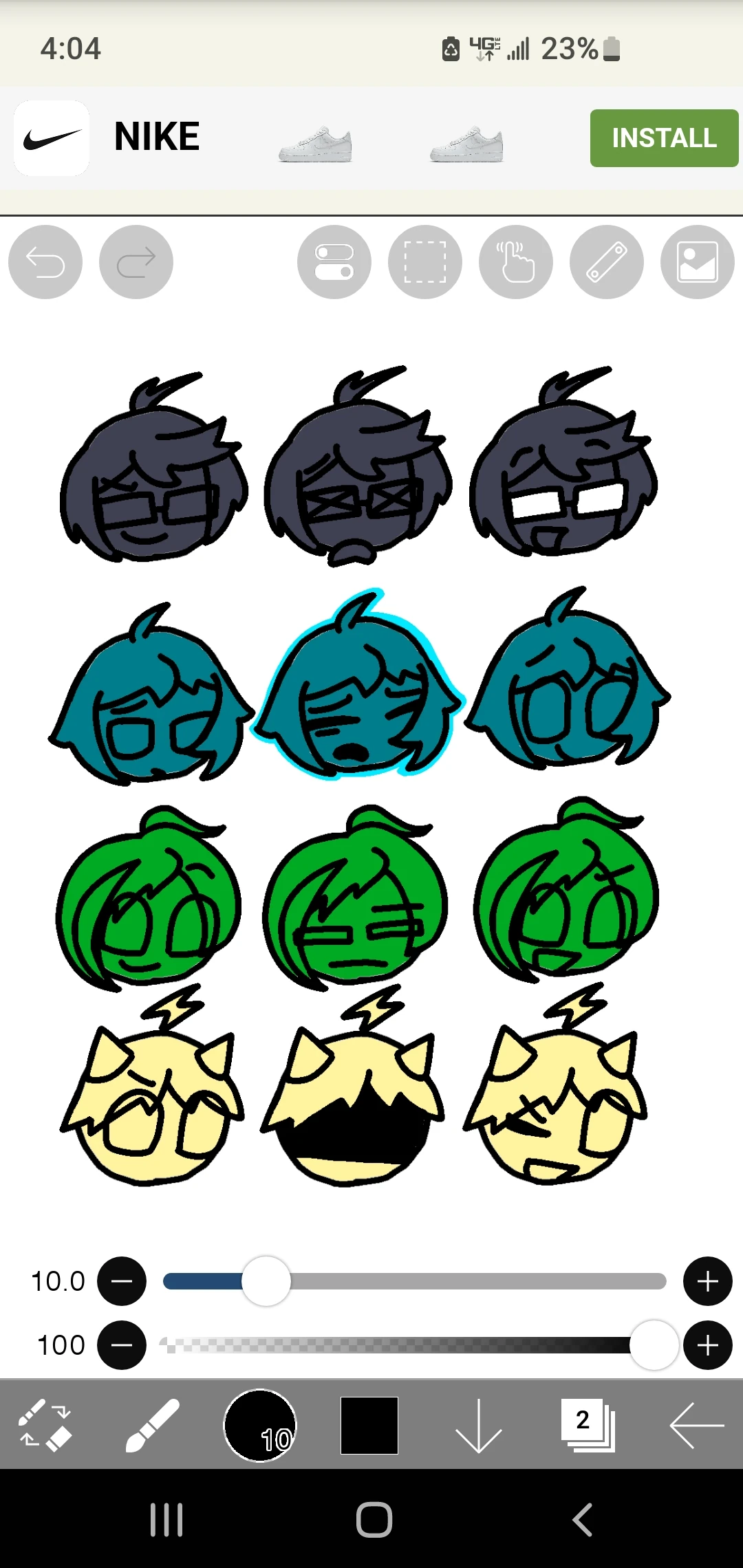 Working on new icons for my ocs | Fandom