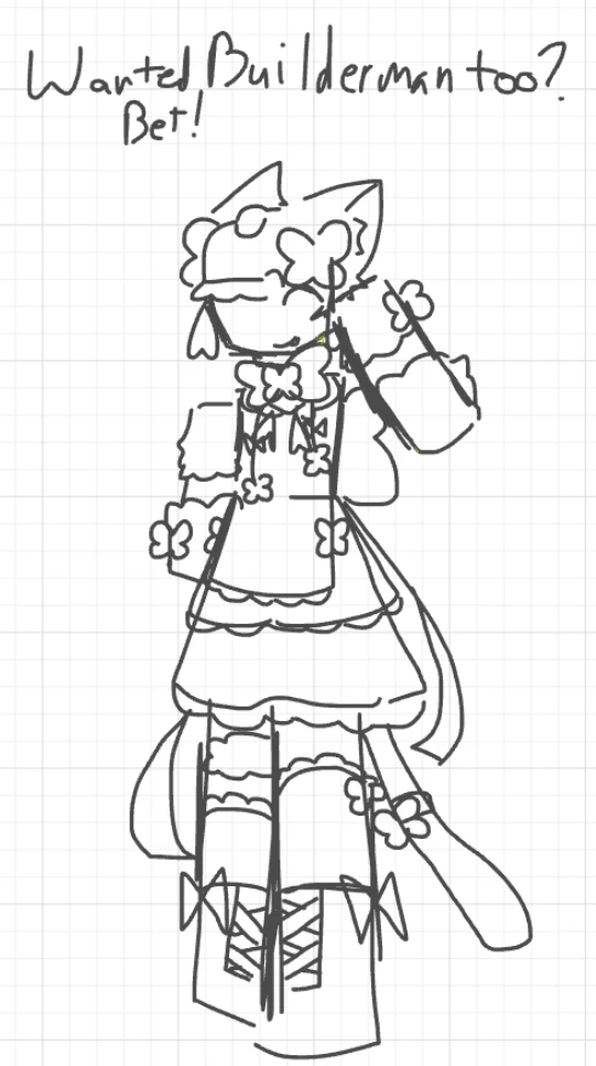 *gifts you an extra magical girl Builderman* | Fandom