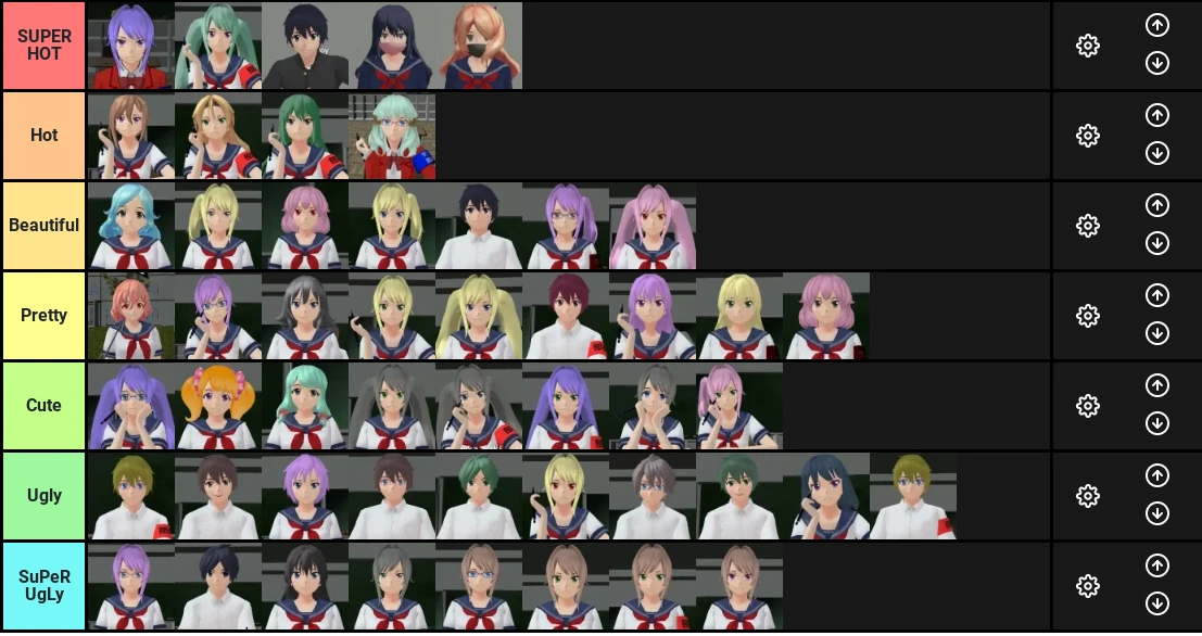 School girls simulator characters by how they look | Fandom