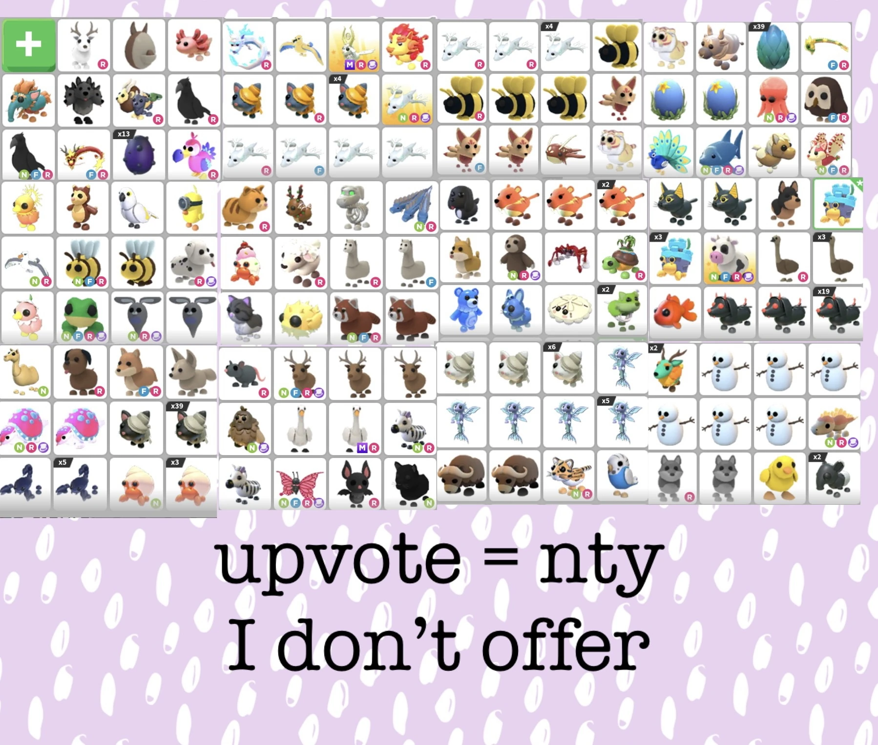 trading pet inventory | Fandom