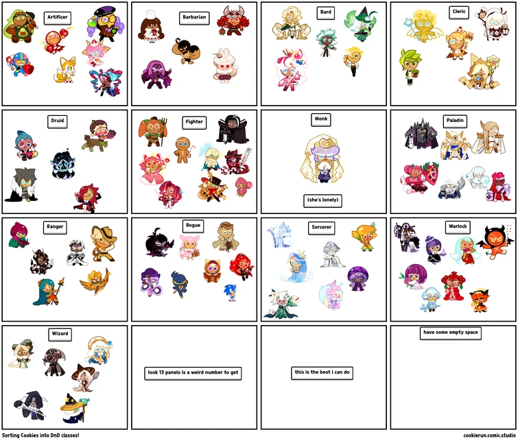Giving every Kingdom Cookie a DnD class! | Fandom