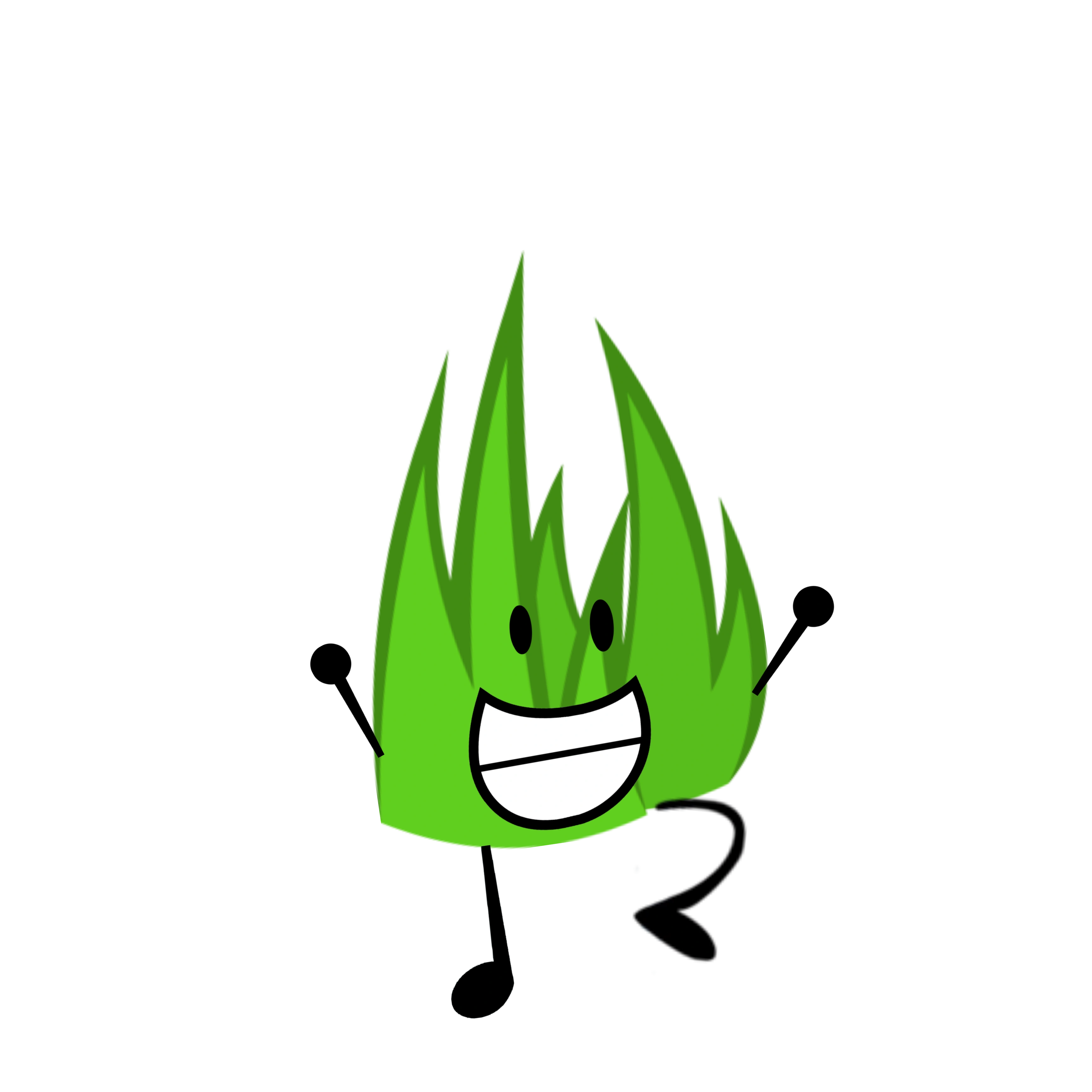 Made a fan made render of Grassy | Fandom