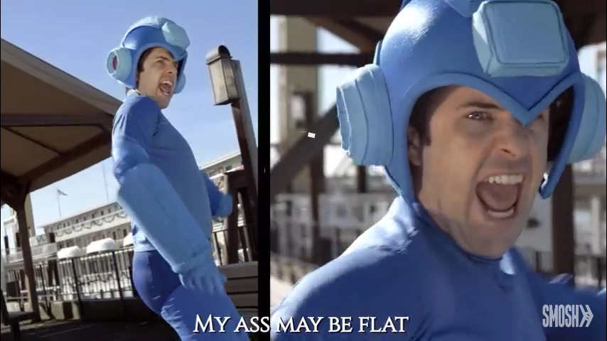 I just remembered I got this moment from the Smosh Smash rap, enjoy ...