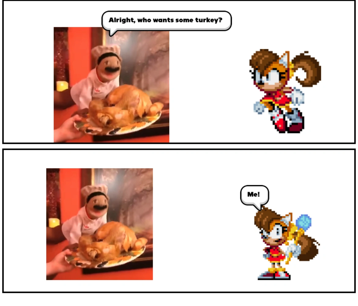 Sonic comics 54: tiara’s turkey addiction | Fandom