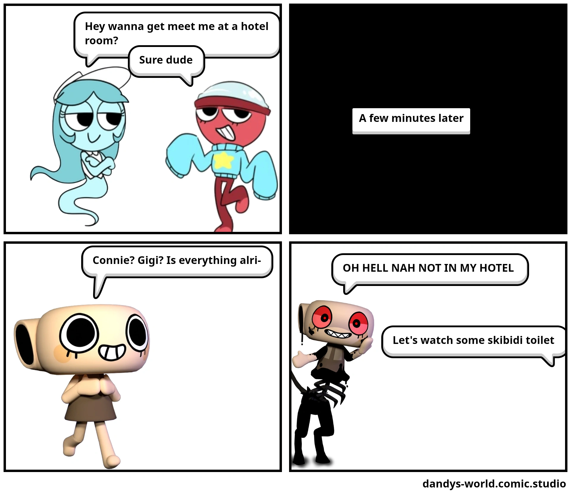 Connie and Gigi go to a hotel | Fandom