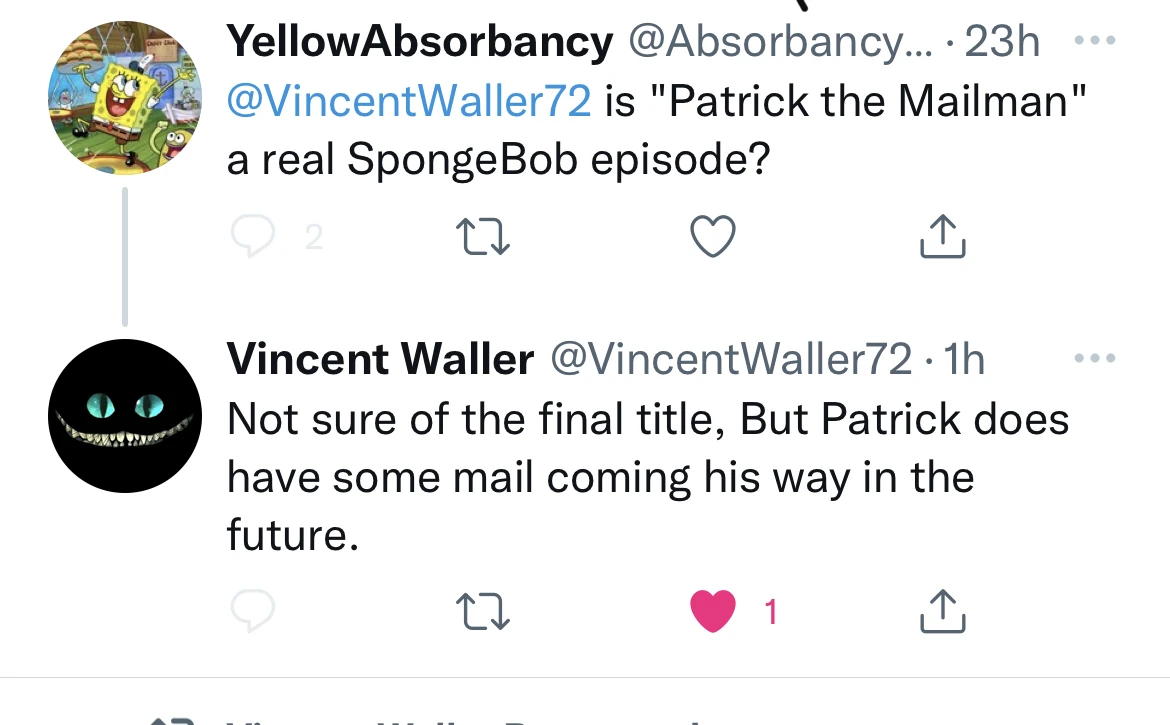 Patrick the mailman is a real episode | Fandom