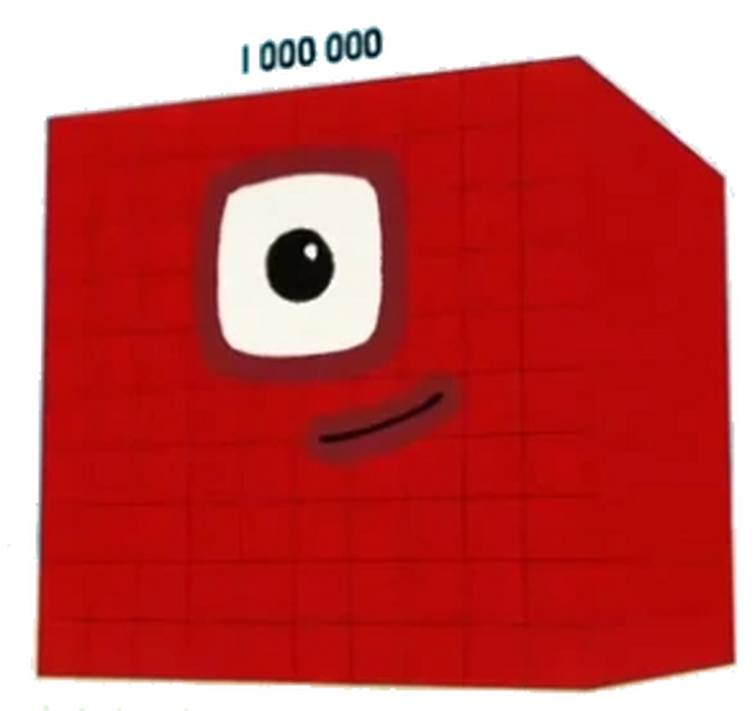 Numberblocks 1,000 to trillion (not harassment) | Fandom