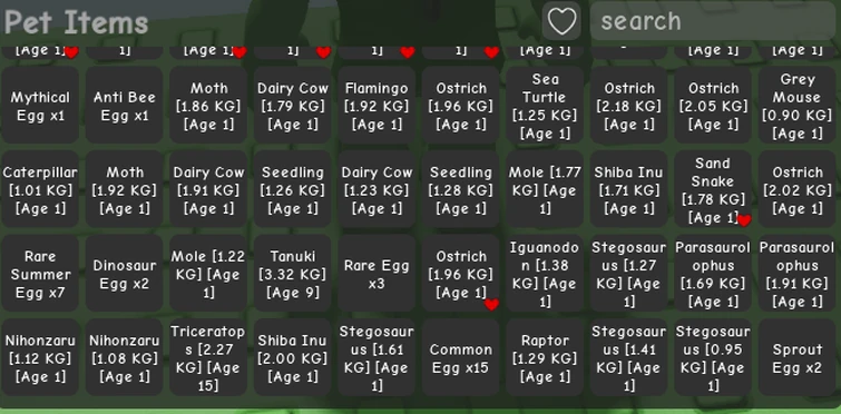 Selling my useless pets for sheckles (favorited = not for sale) | Fandom