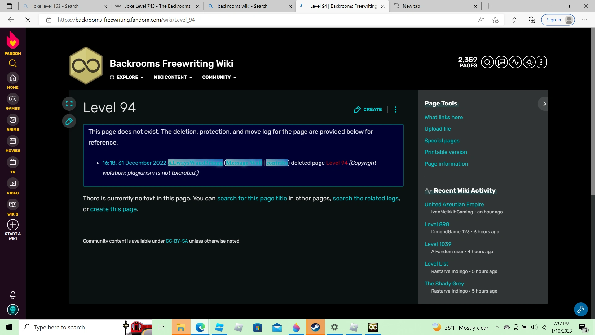 You know what? I will rewrite the Level 94 rewrite | Fandom