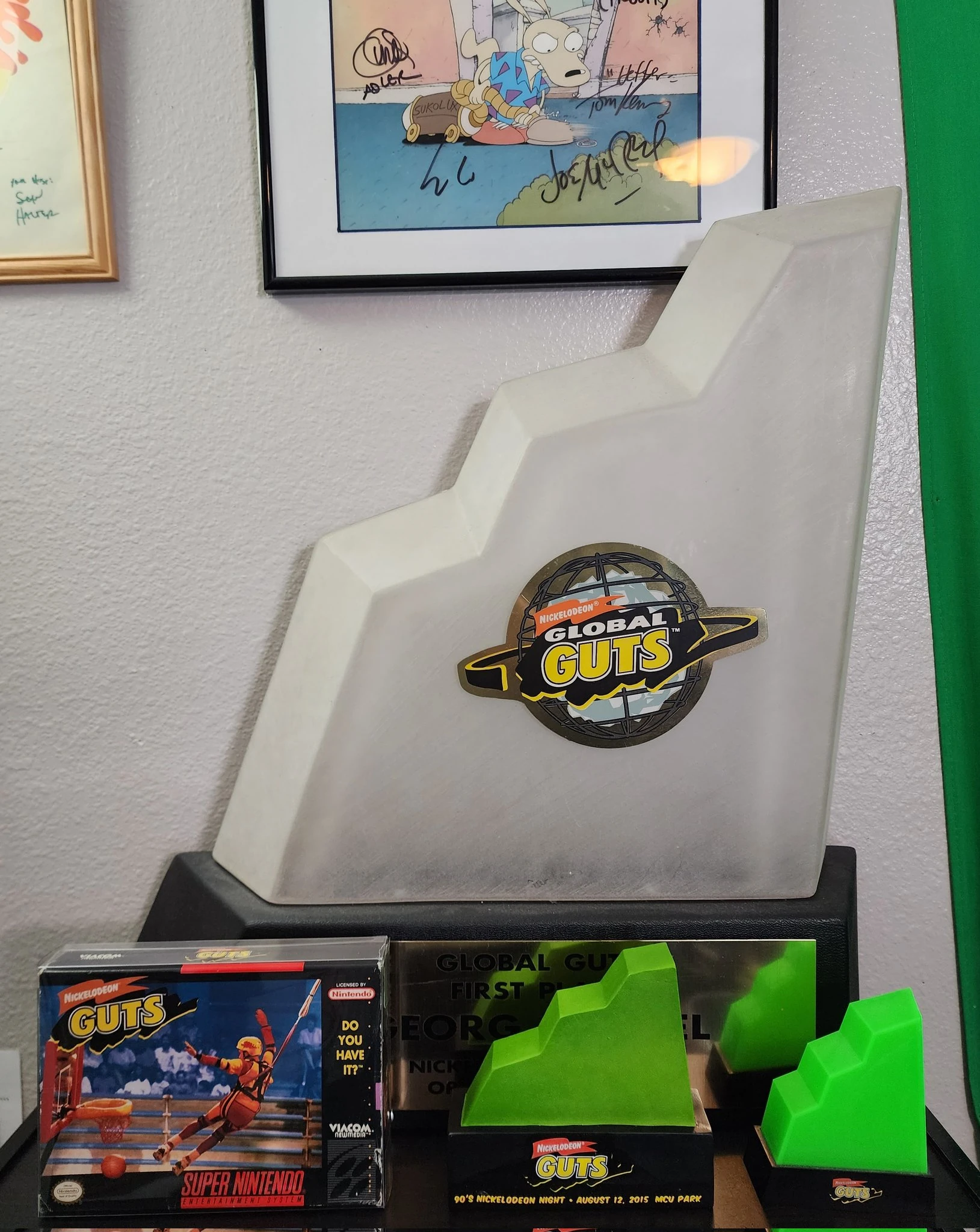 I need to come up with a better way to Display this Nickelodeon Guts ...
