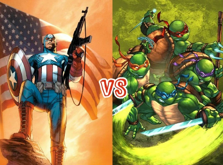 TMNT vs Marvel#3: VS Captain America!! | Fandom