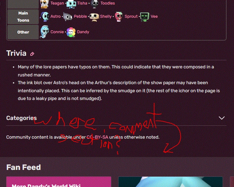 where did the comment section go | Fandom