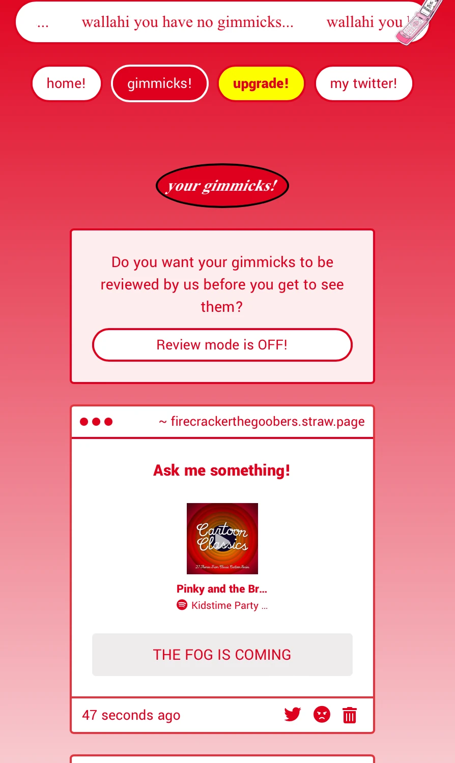 Thanks for the slightly confusing gimmicks | Fandom