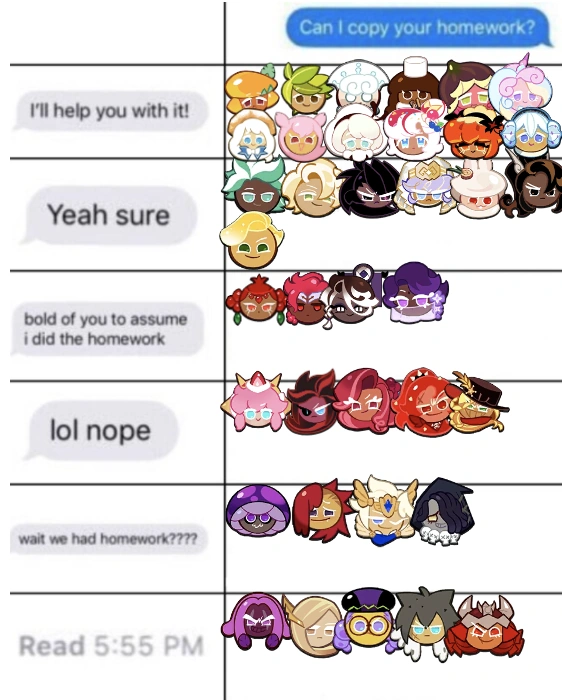 Hey, can I copy your homework?? | Fandom
