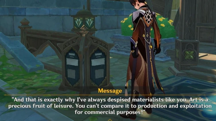 So am I missing something here or is this implying Alhaitham is a flat earther? | Fandom