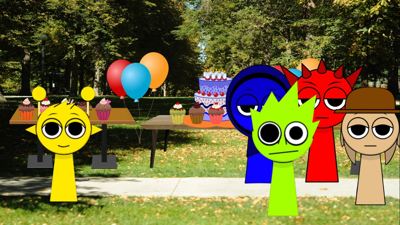 Simon Has Thrown A Birthday Party For One Of These Sprunkis, But He ...