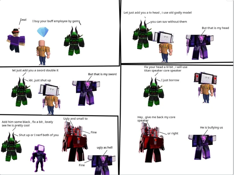 How telanthric make model of shadow tv man | Fandom