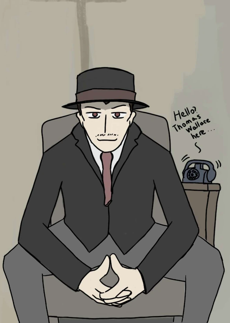 Aran Tau after a phone call with Thomas Wallace | Fandom